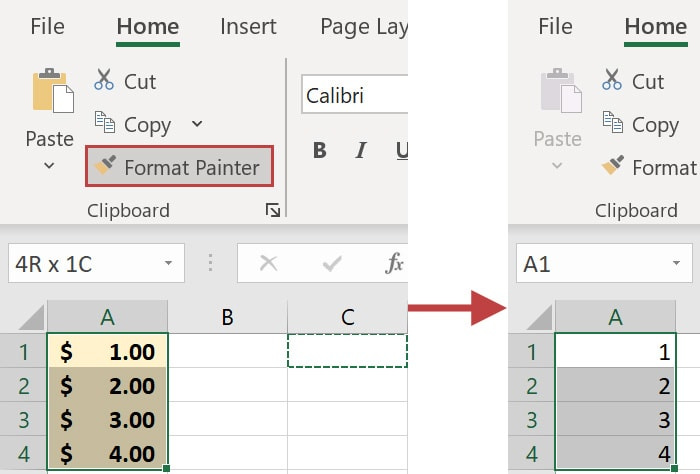 How to clear formatting in Excel [multiple options + keyboard shortcut]