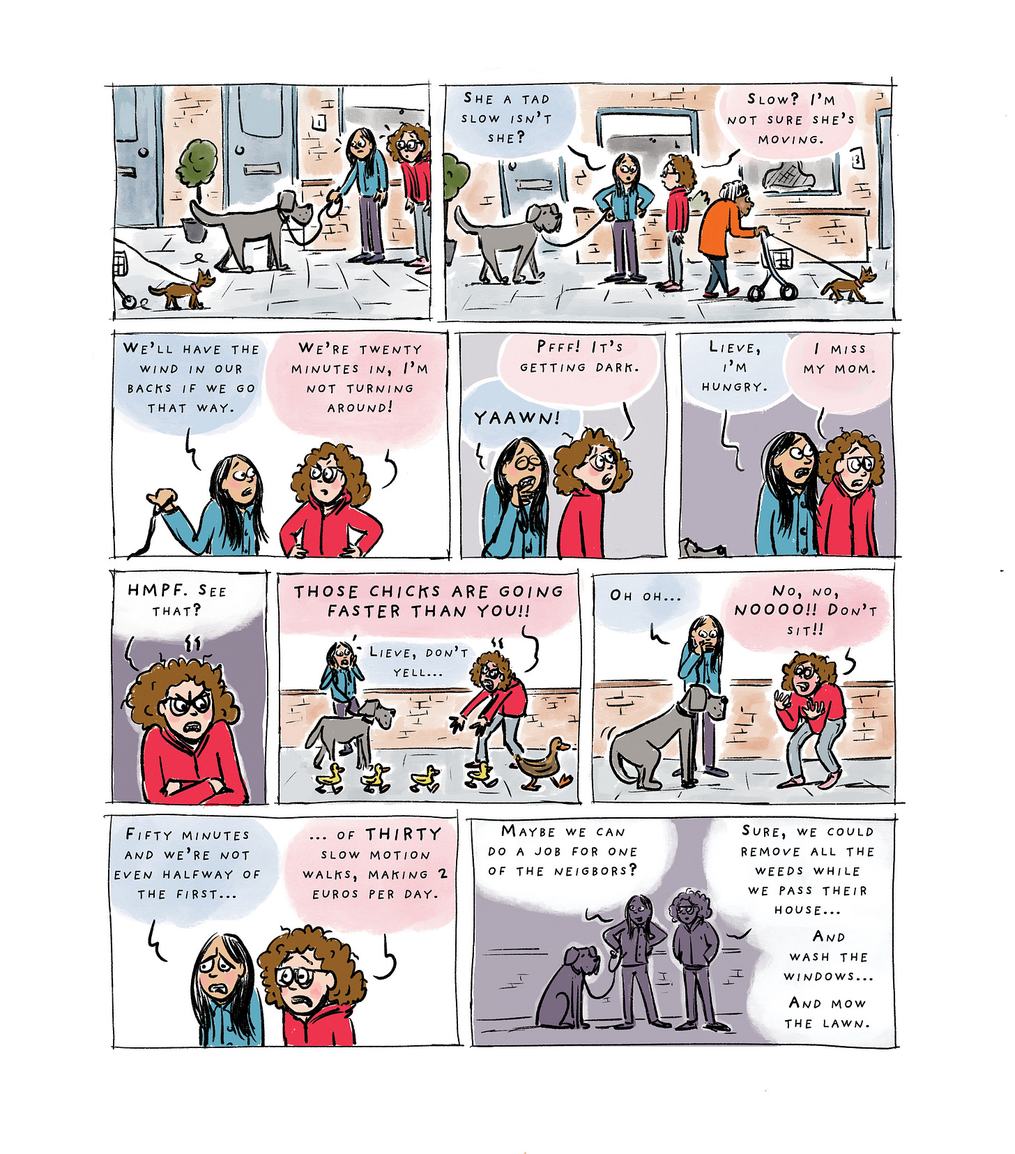 How I draw a comic strip - Betje’s Comics