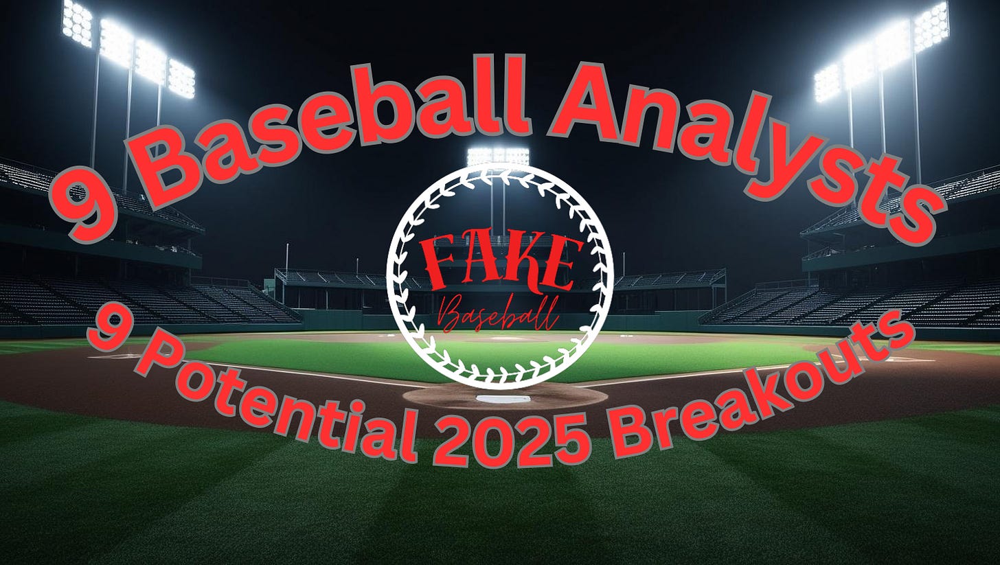 9 Baseball Analysts, 9 MLB Breakout Candidates for 2025