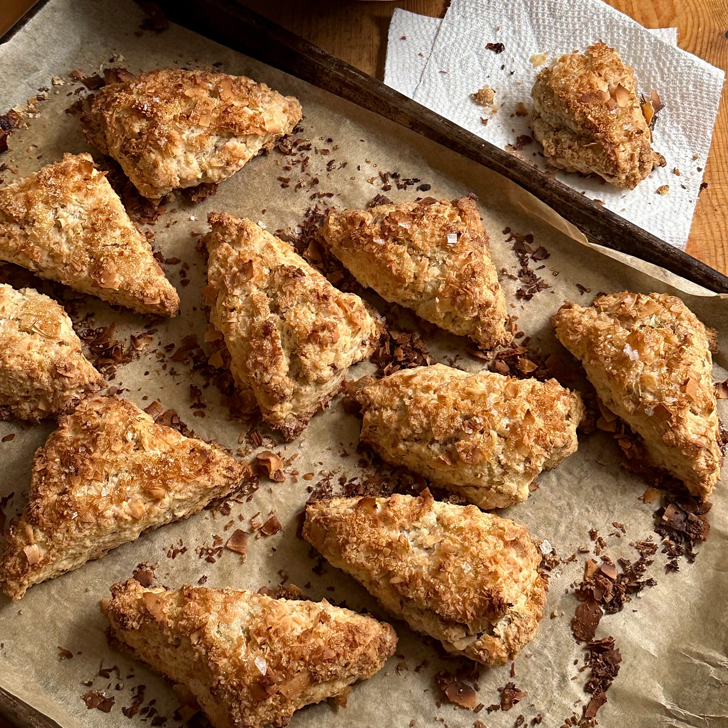 Coconut Scones - by Clare de Boer - The Best Bit