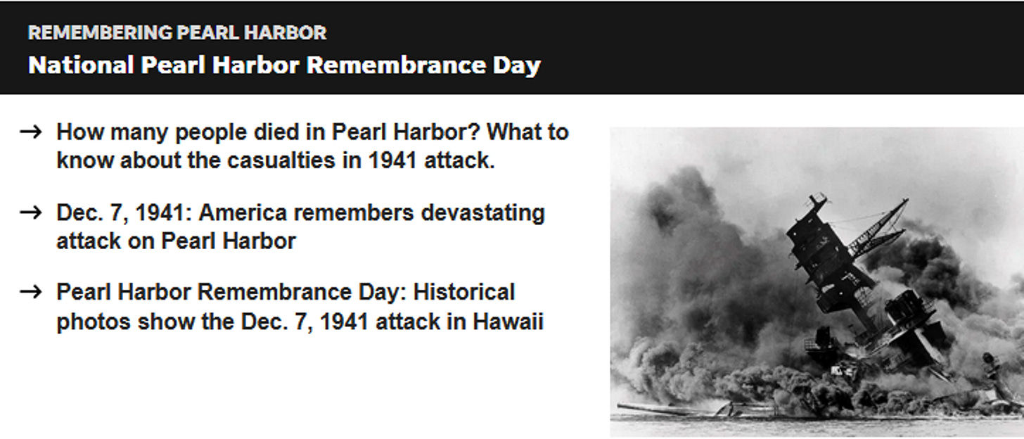 December 7, 1941 "A date that will live in infamy" Pearl Harbor ...
