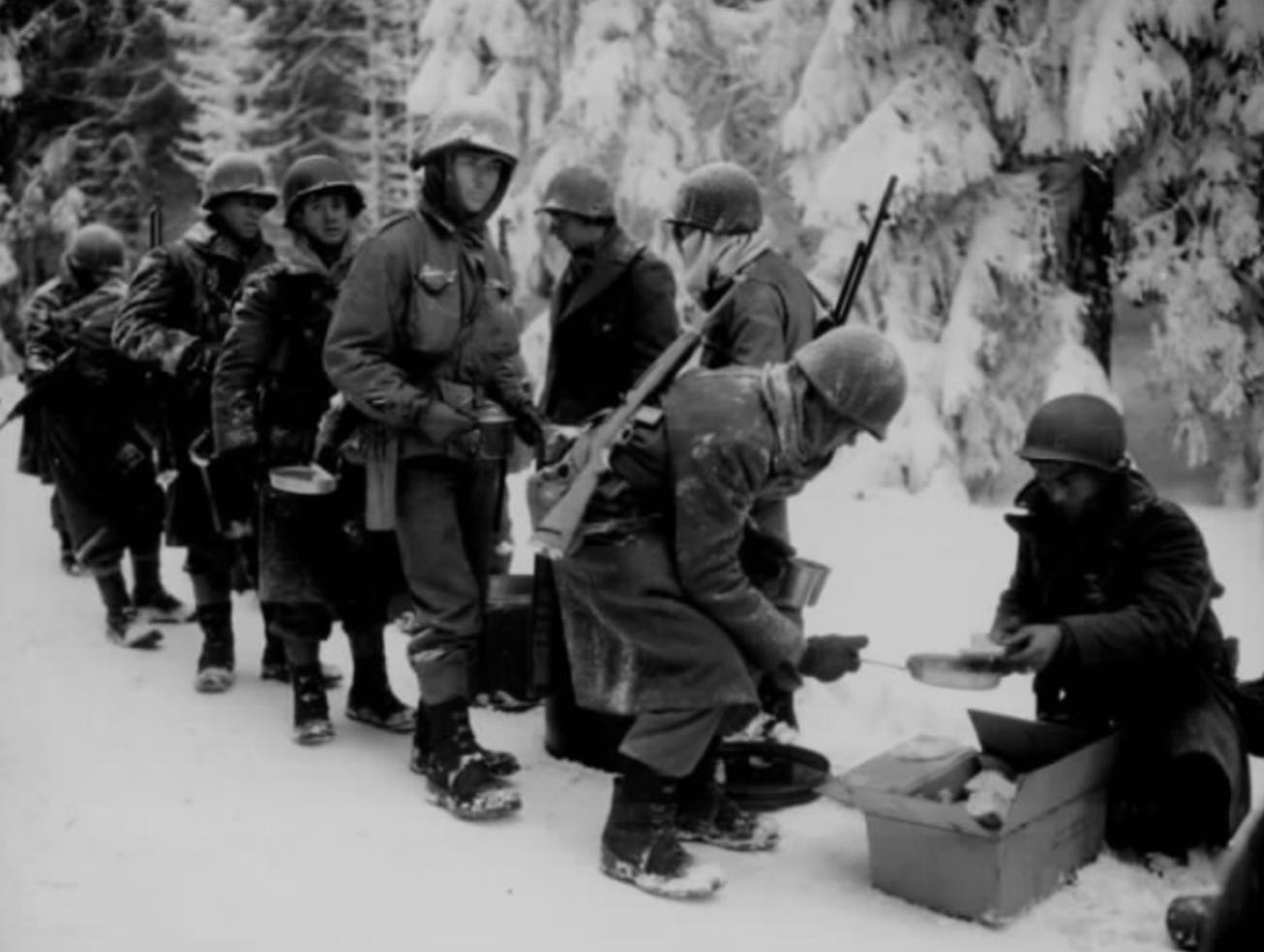Christmas Eve, Ardennes Forest, 1944 - by Matty Selman