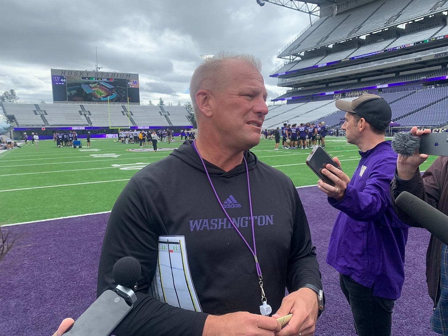 Washington, Kalen DeBoer in contract extension talks