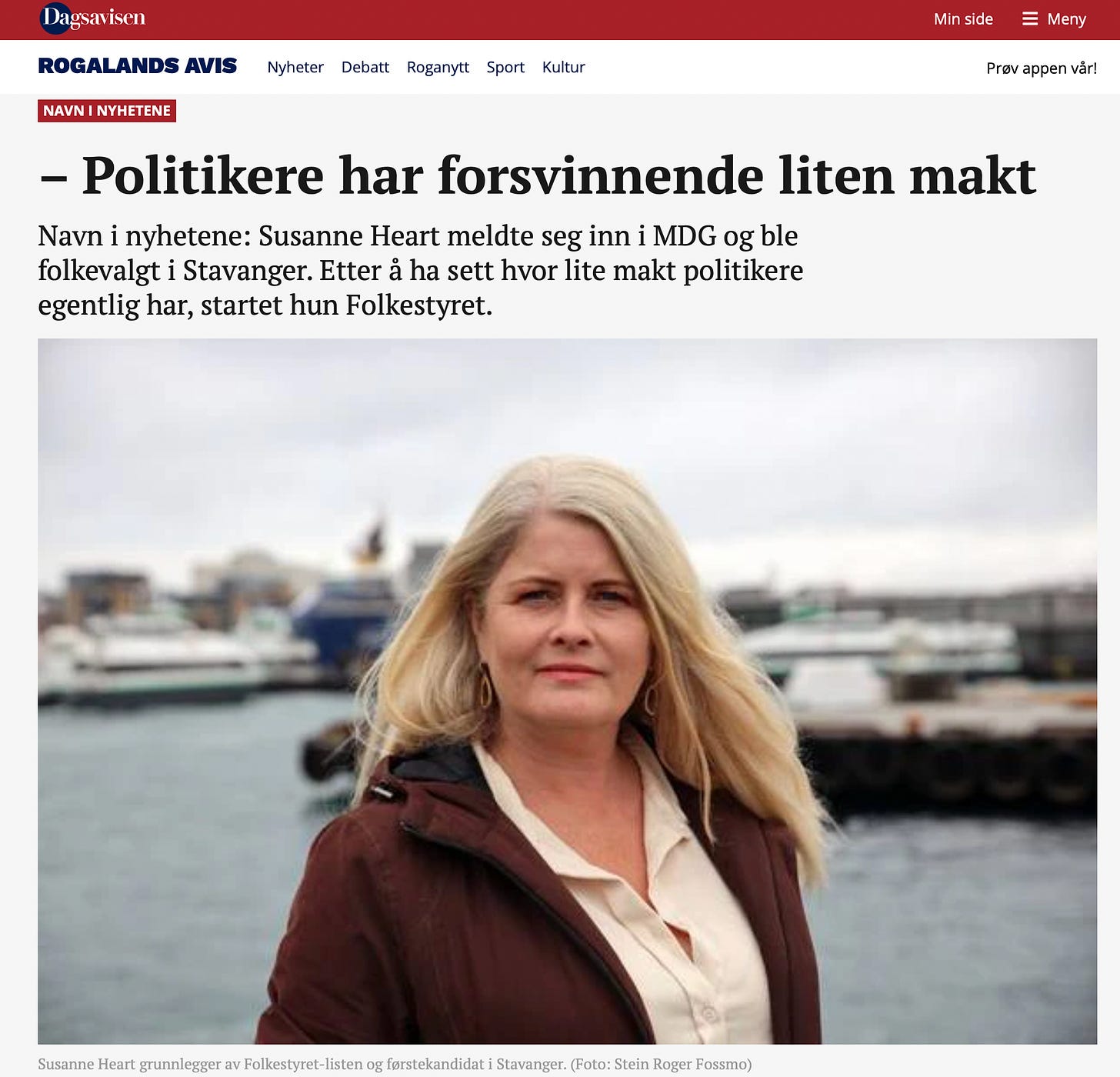 Profilintervju: Samfunnsskuta går en vei og på den skuta står det globalisme