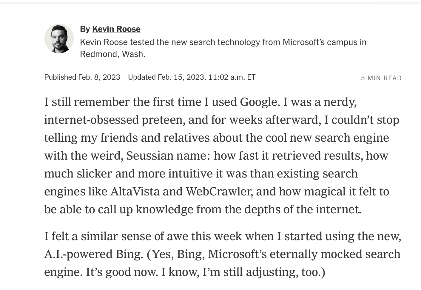 The rise and fall of Microsoft’s new Bing - by Gary Marcus