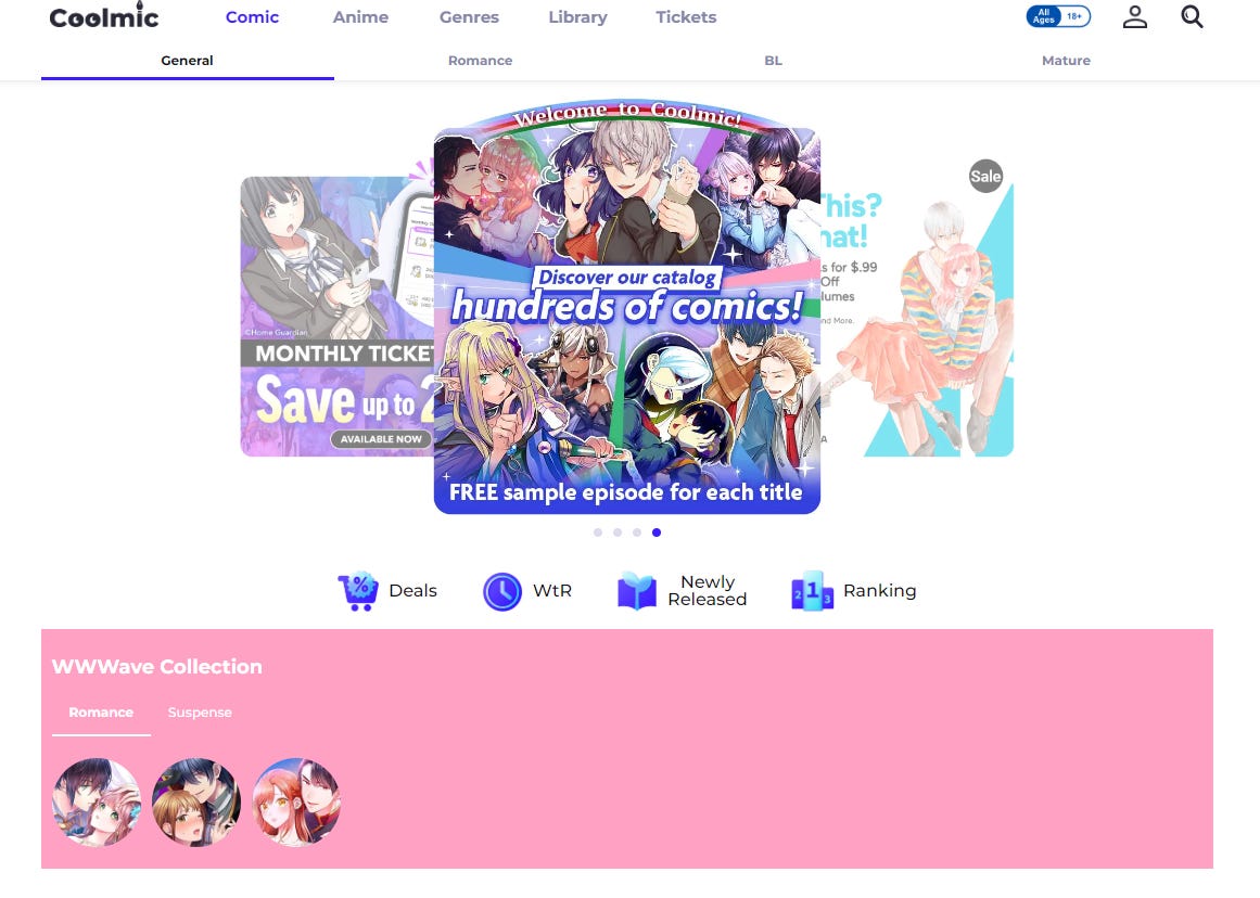 Webcomic App Review - Coolmic - by Elizabeth Lew