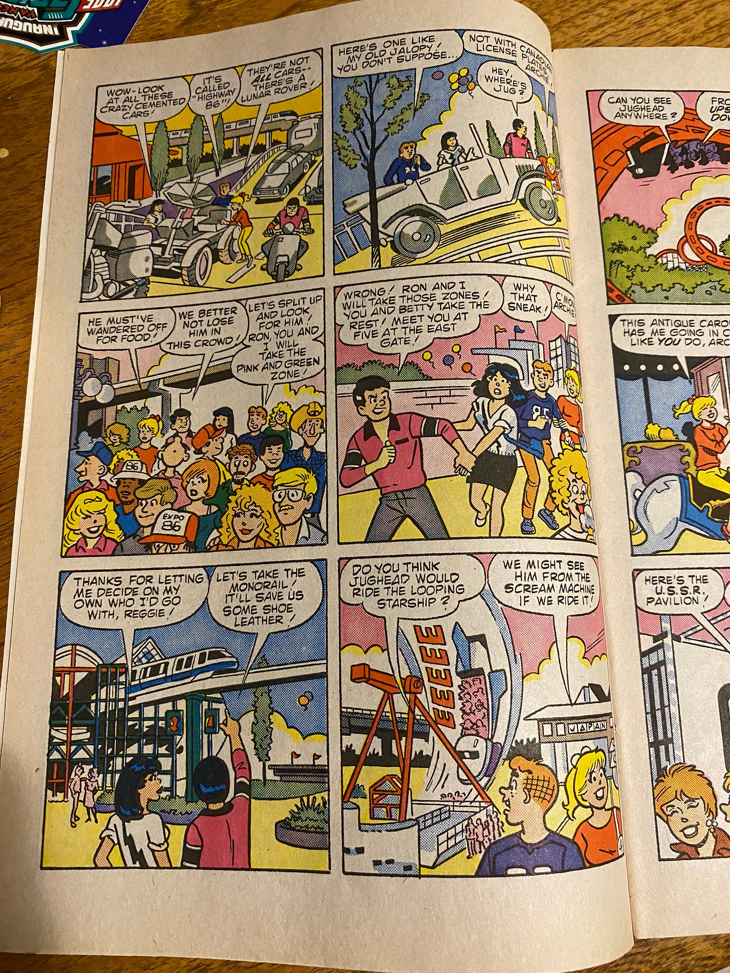 Archie visits Expo 86, and I start a newsletter