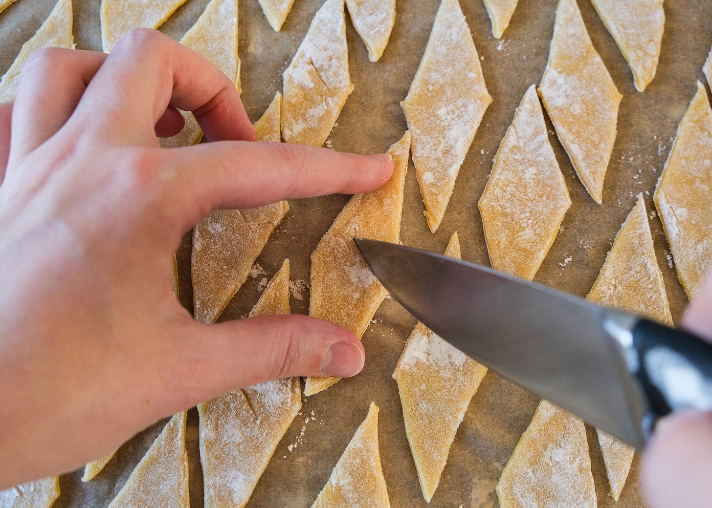 Khrustyky - delicious Ukrainian pastries recipe