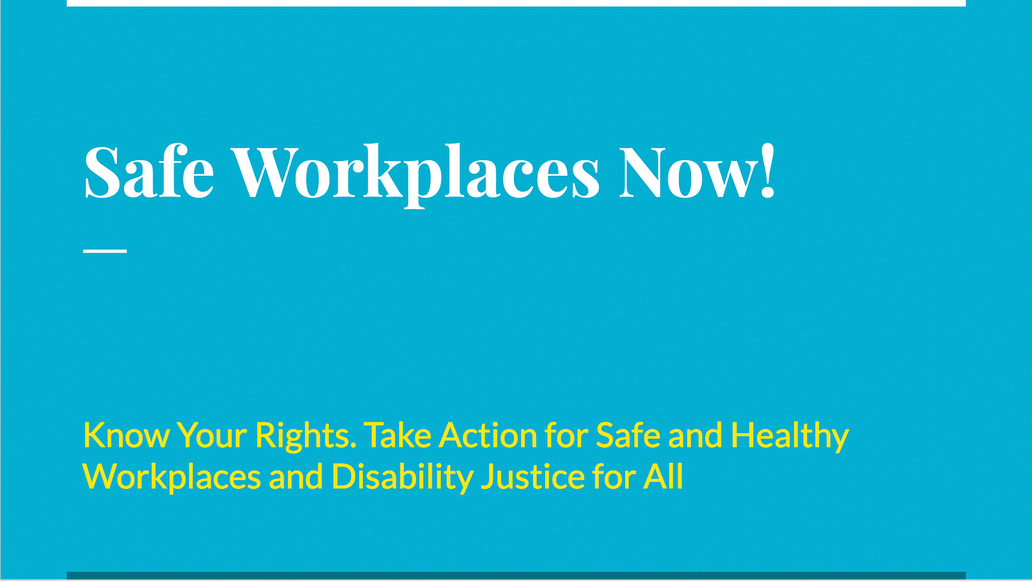 Safe Workplaces Now! - by Raj Chaklashiya