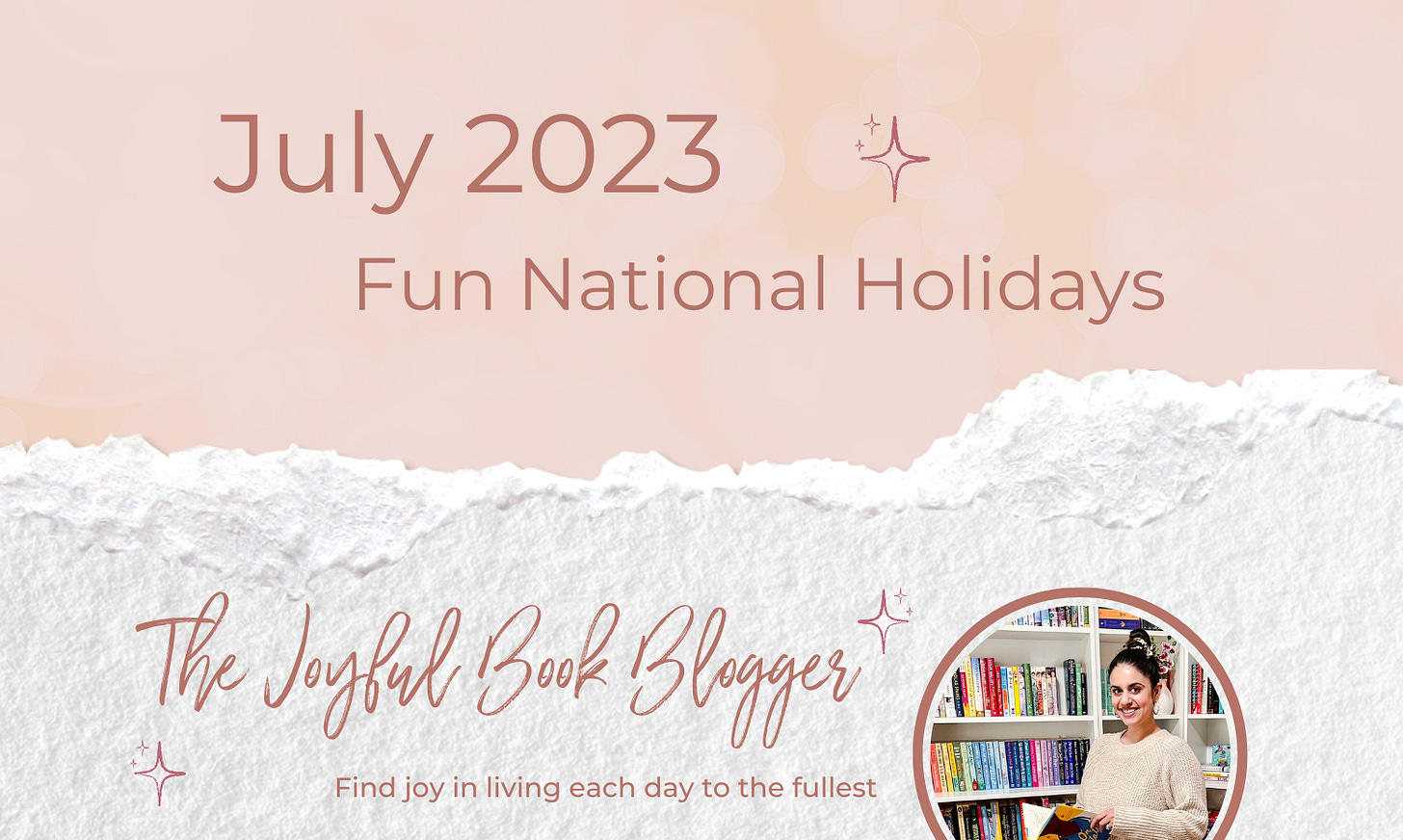 July 2023: Fun National Holidays - The Joyful Book Blogger