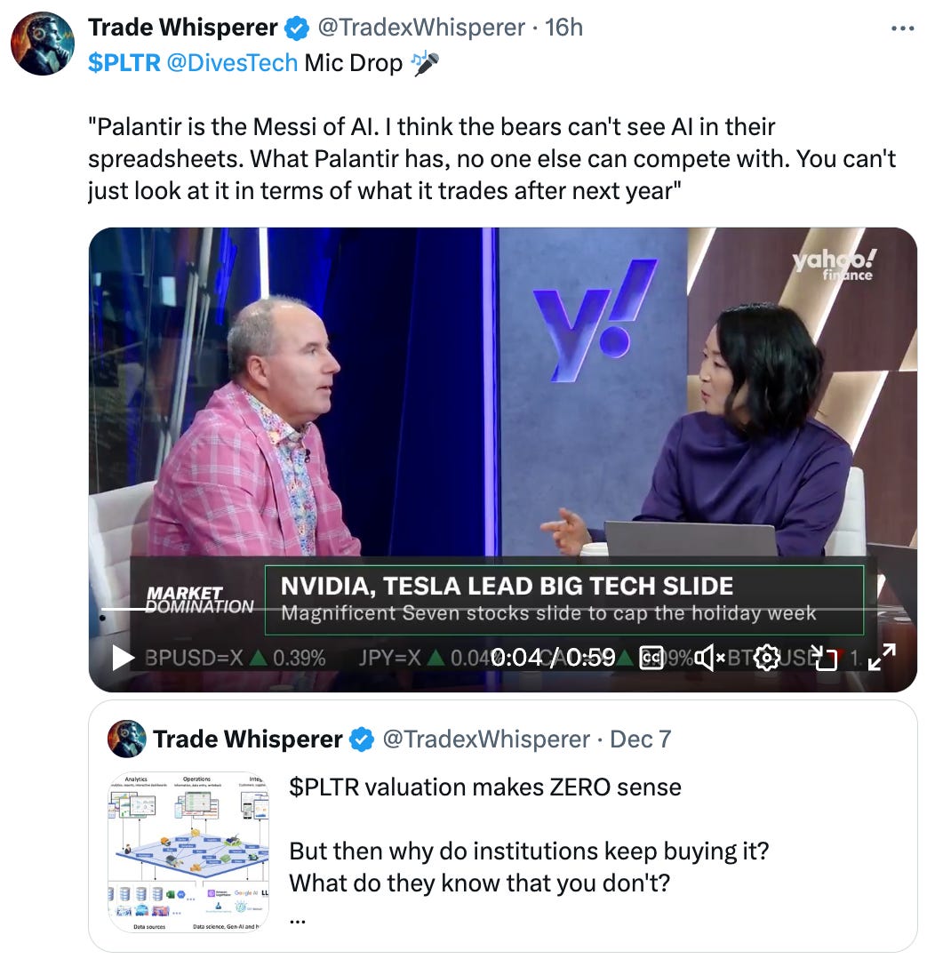 🎖 CEO of the Year | Palantir Bullets #110