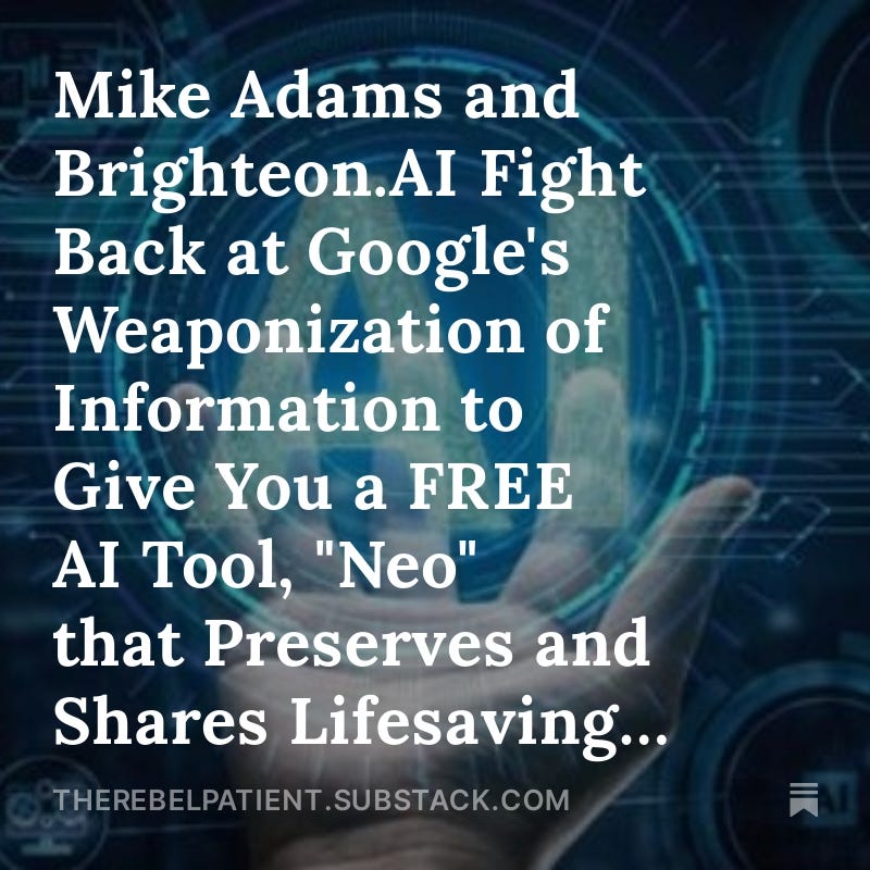 Mike Adams and Brighteon.AI Fight Back at Google's Weaponization of ...