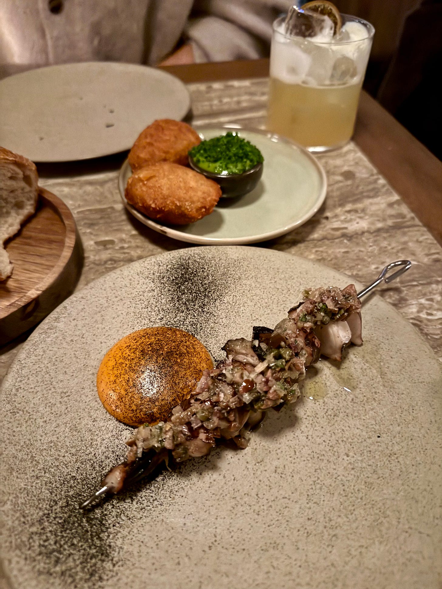 New restaurant Juno is shockingly good. - by Tomek Moss