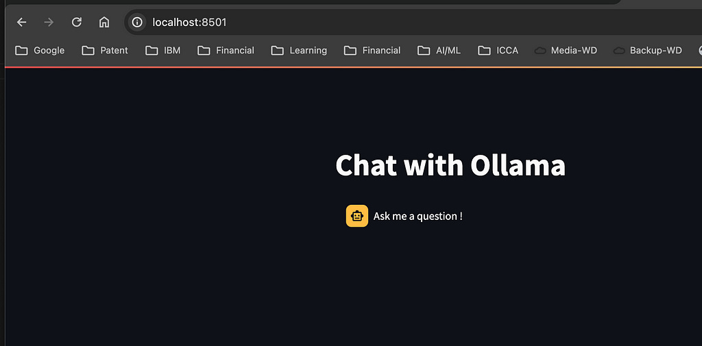 Ollama — Build a ChatBot with Langchain, Ollama & Deploy on Docker