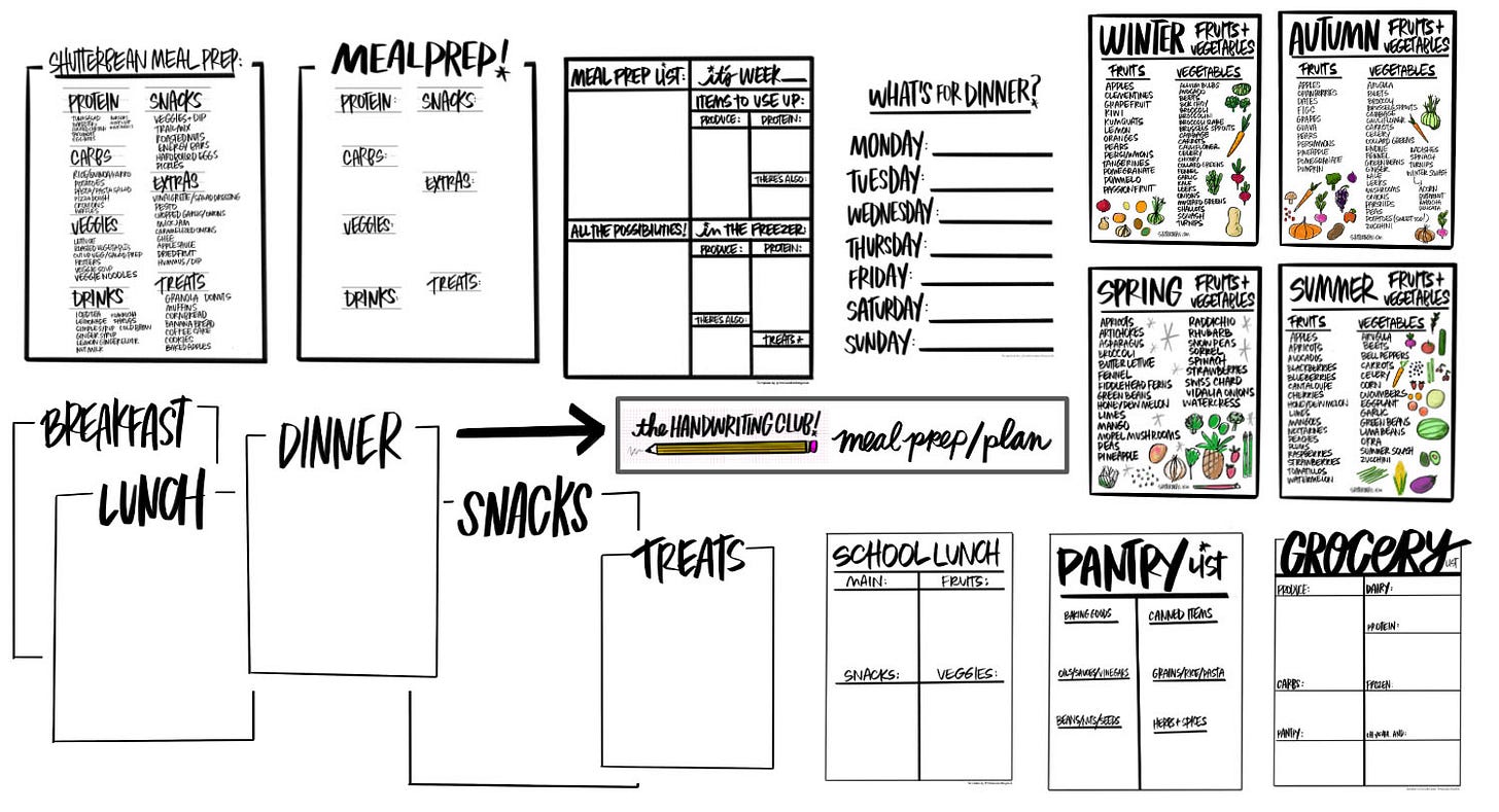 Creative Time Management Printables! - Shutterbean