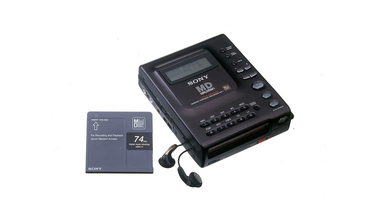 The Early Years of Sony MiniDisc (1992-1996)