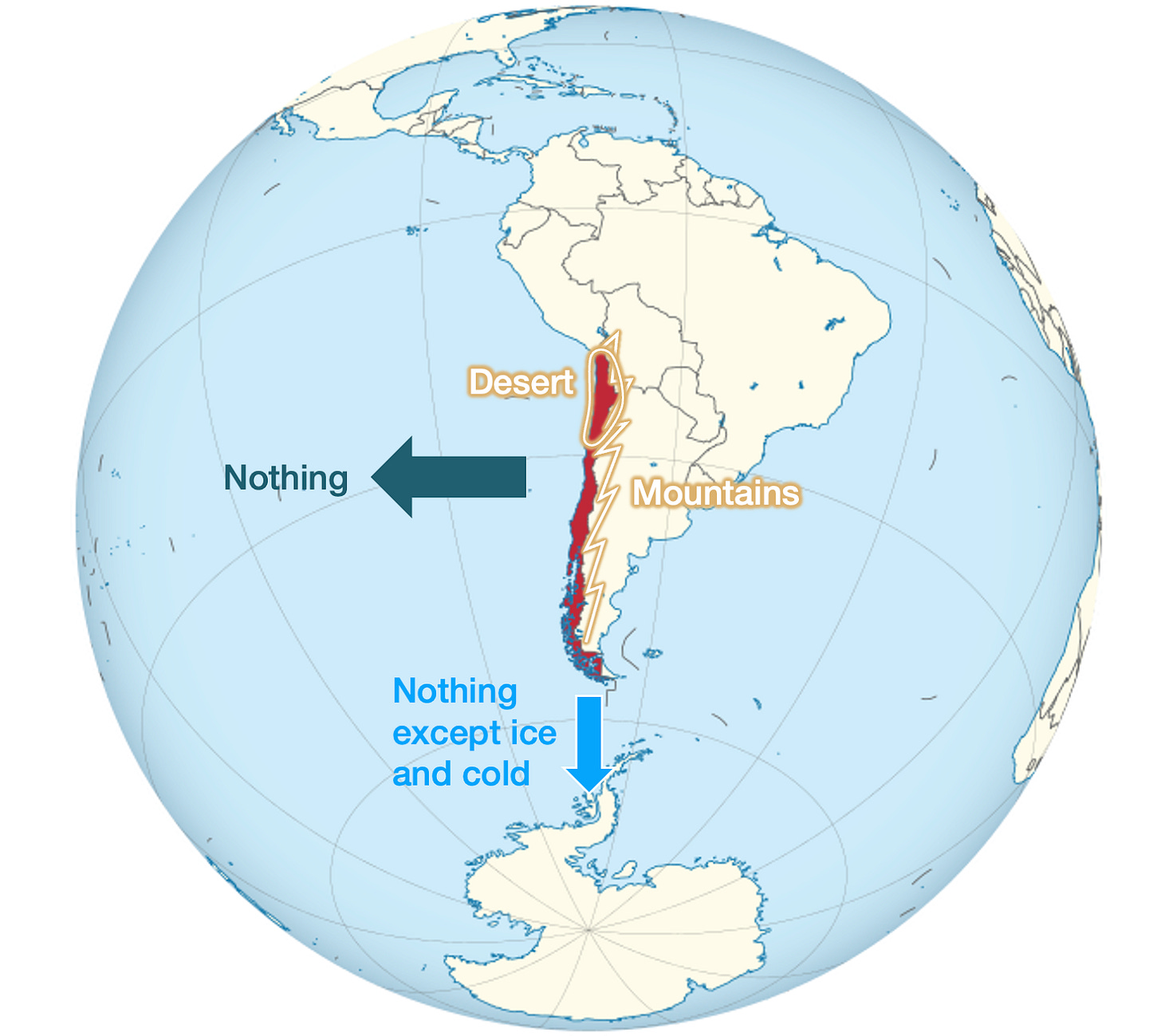 Why Is Chile So Long? - by Tomas Pueyo