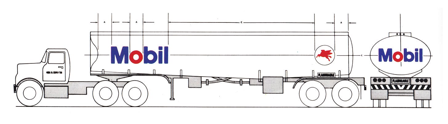 The story of the Mobil logo – Logo Histories