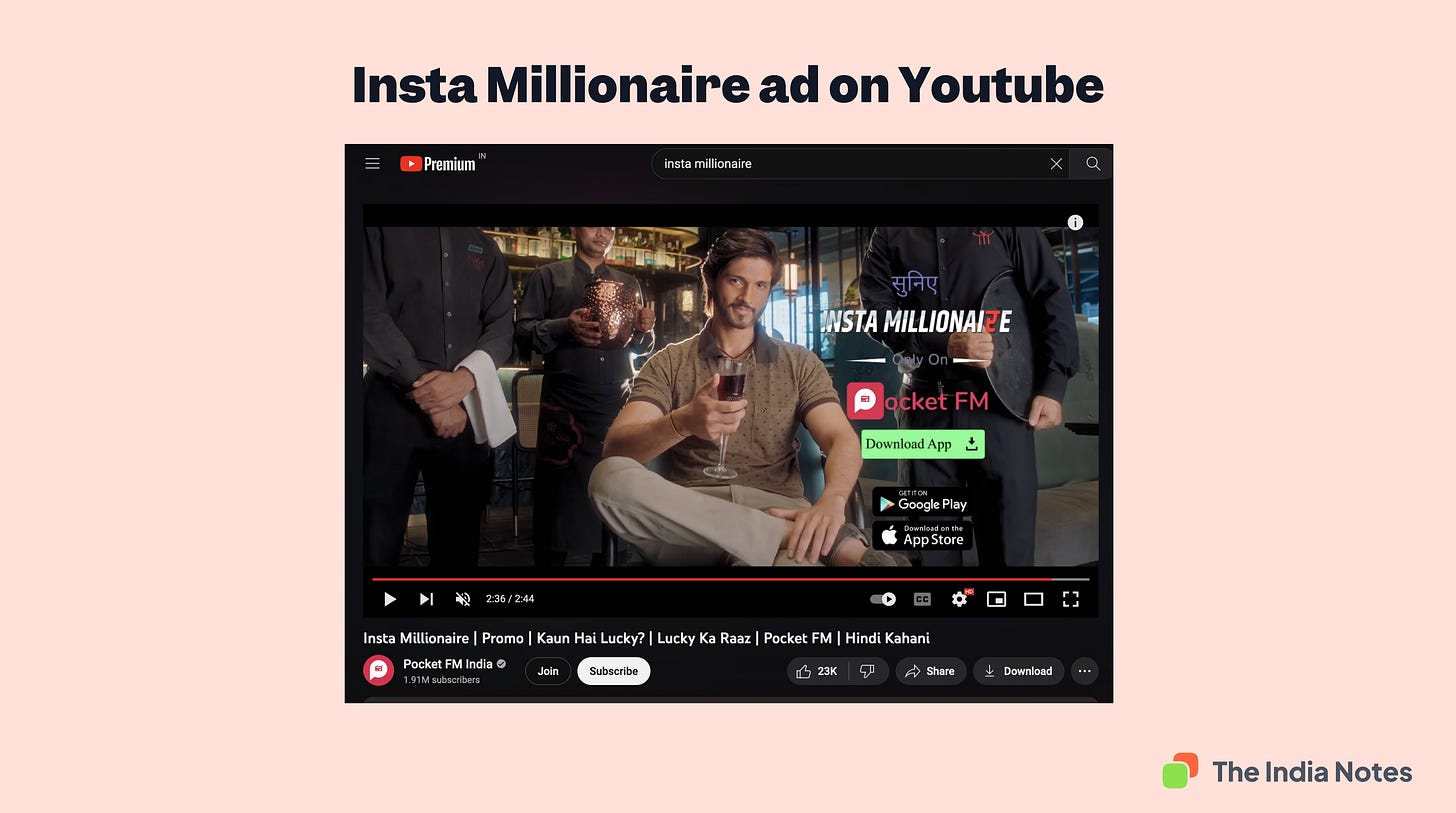 Insta Millionaire - The 5 million dollar audio series
