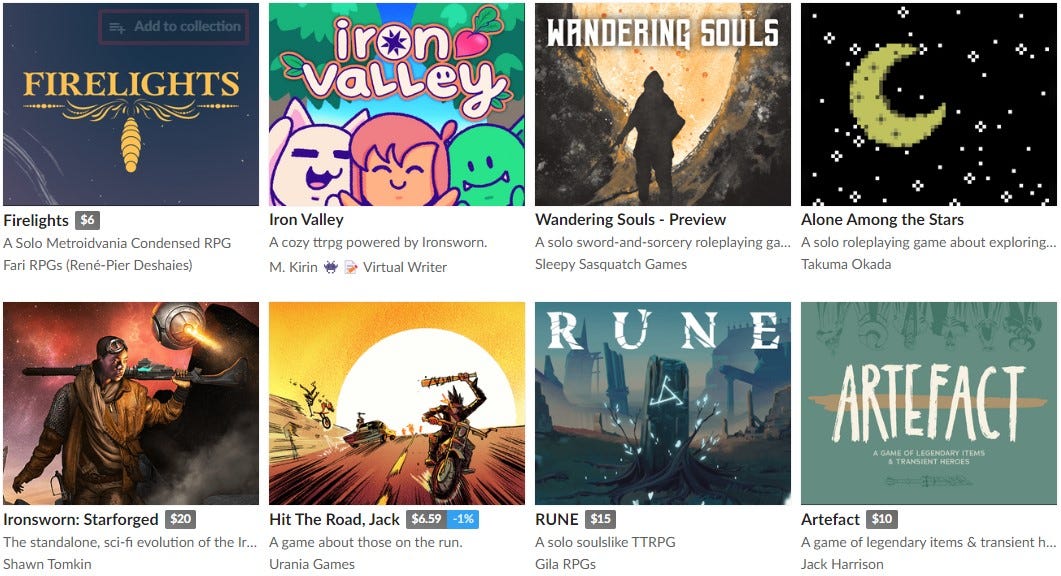 Getting started with solo RPGs