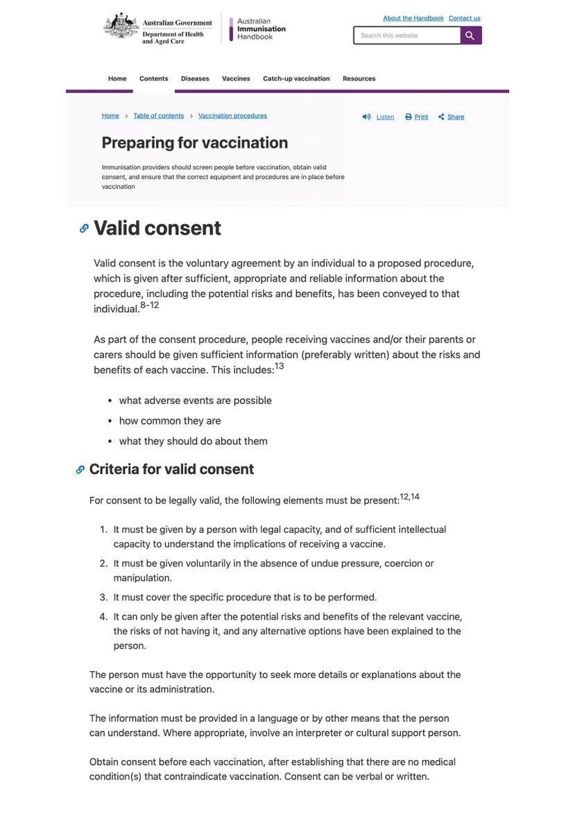 WHAT HAPPENED TO INFORMED CONSENT?