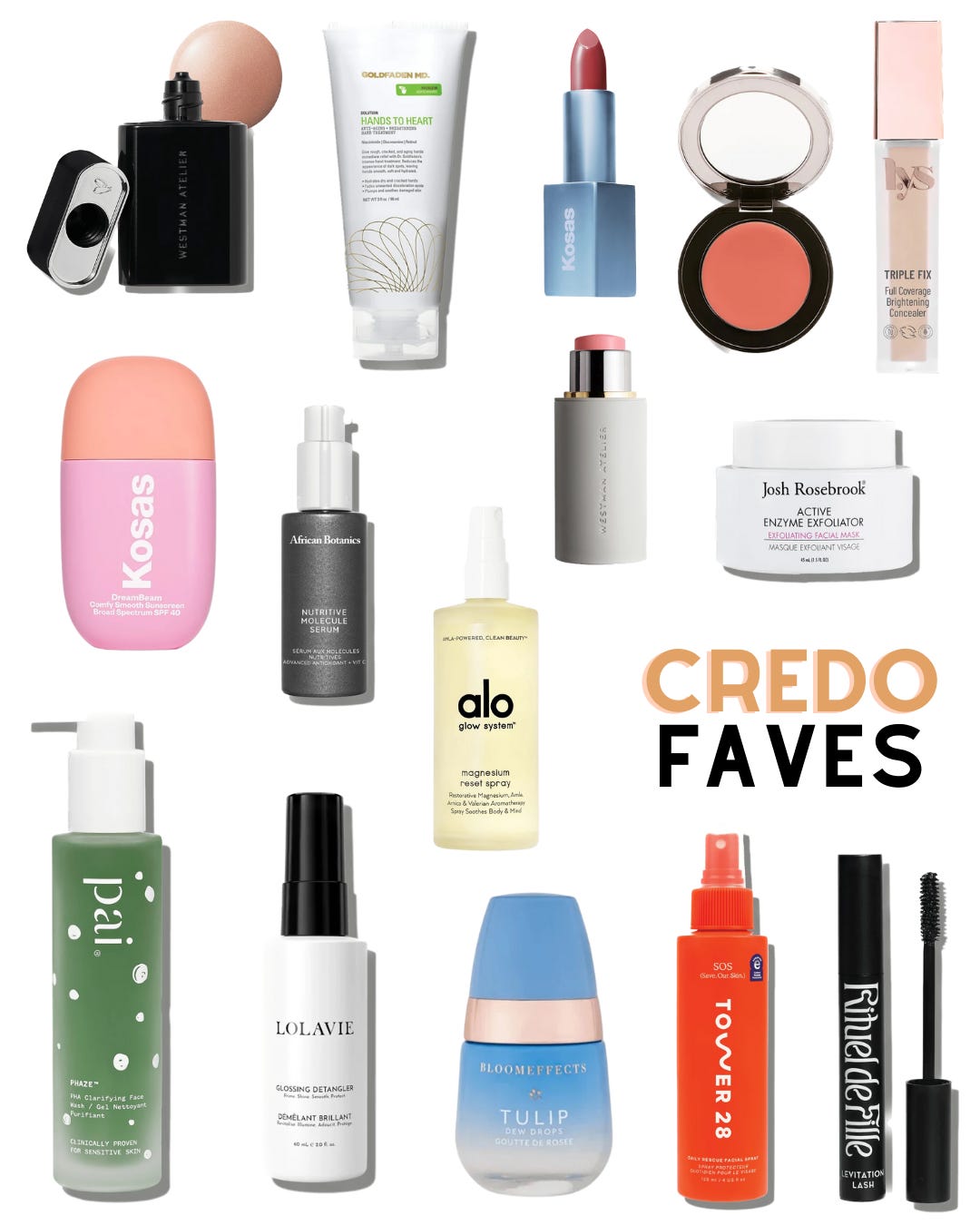 My all-time faves from Credo Beauty - by Sarah James