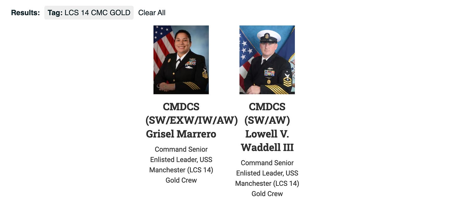 There is Dysfunction, and then there's USS Manchester (LCS 14) Gold ...