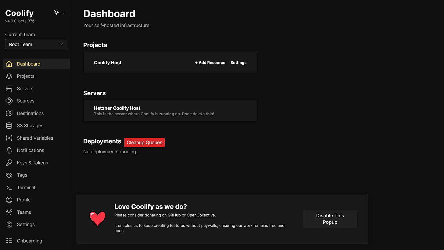 Coolify is actually pretty cool - Andrey Fadeev
