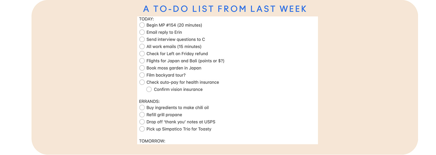 Issue #152: My To-Do List Method and 3 Effortless, Heatwave-Proof Outfits