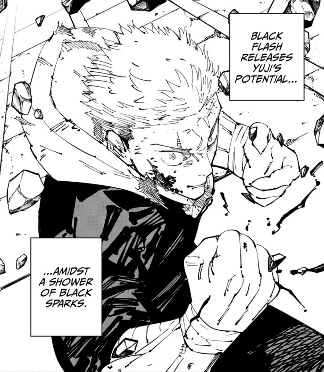 Jujutsu Kaisen Chapter 256: Yuji Awakens Amidst The Black Sparks