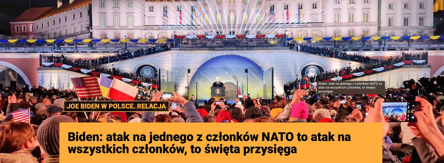 Joe Biden in Warsaw - Eastsplaining’s Substack