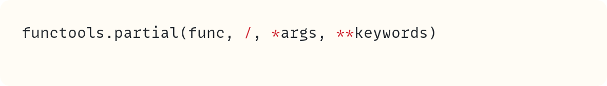 Python's functools.partial() Lets You Pre-Fill A Function