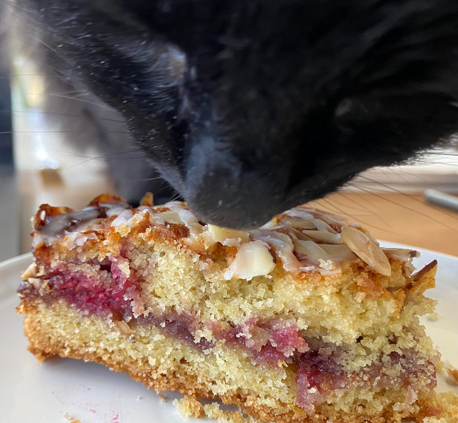 Raspberry Bakewell Cake