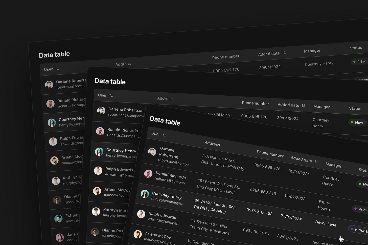 Thiết kế Figma Responsive Table với Autolayout và Min/Max Width