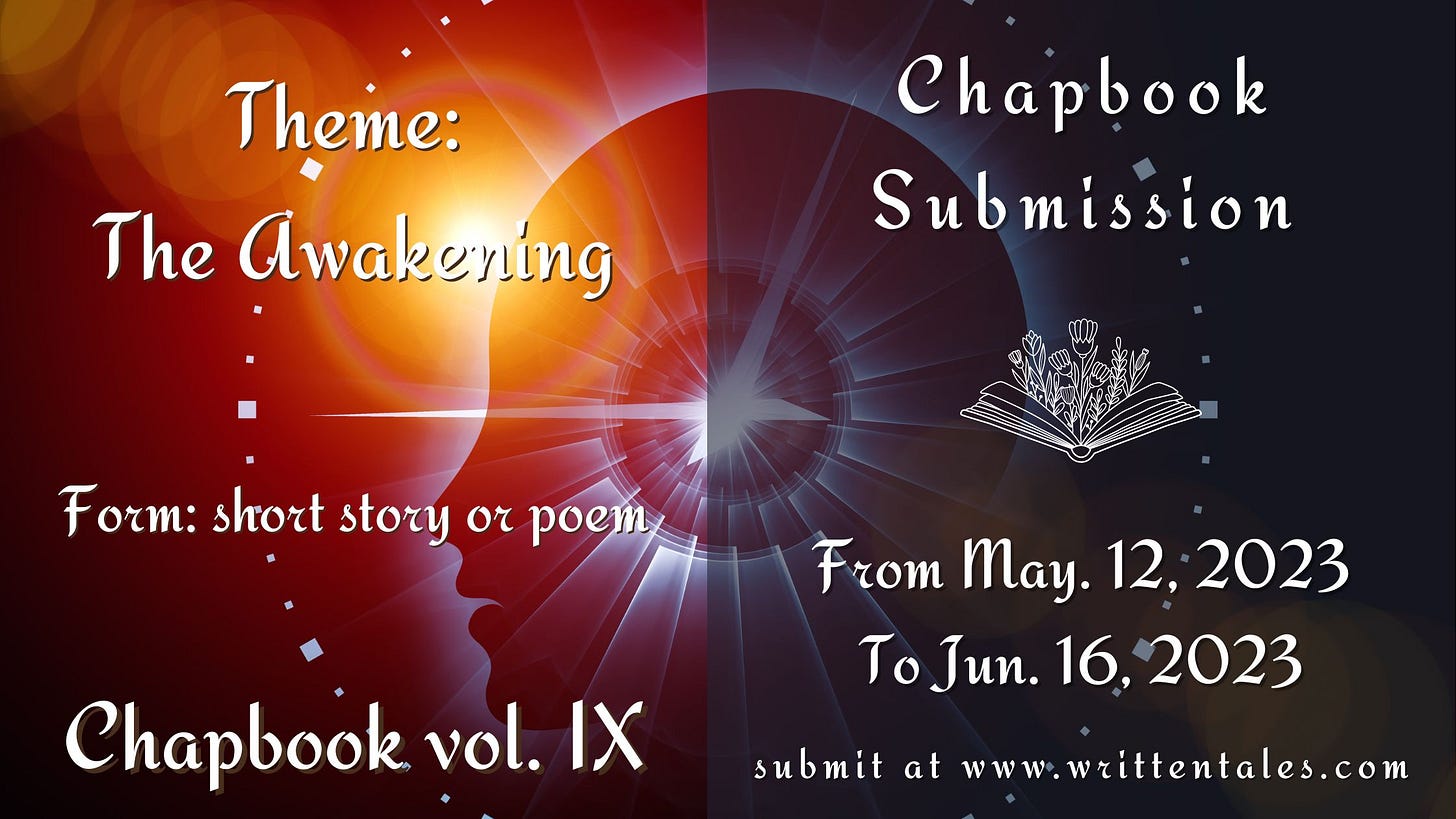 Submission Open For Written Tales vol. 9
