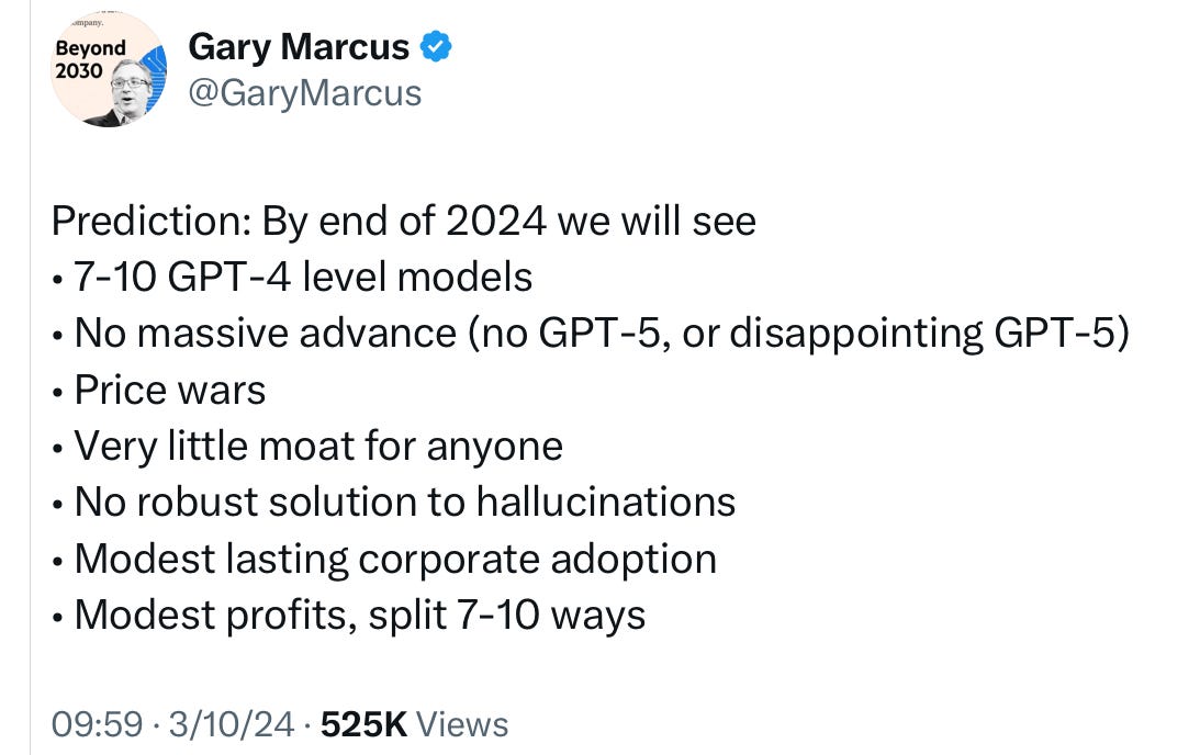 Hot take: GPT 4.5 is a nothing burger - by Gary Marcus