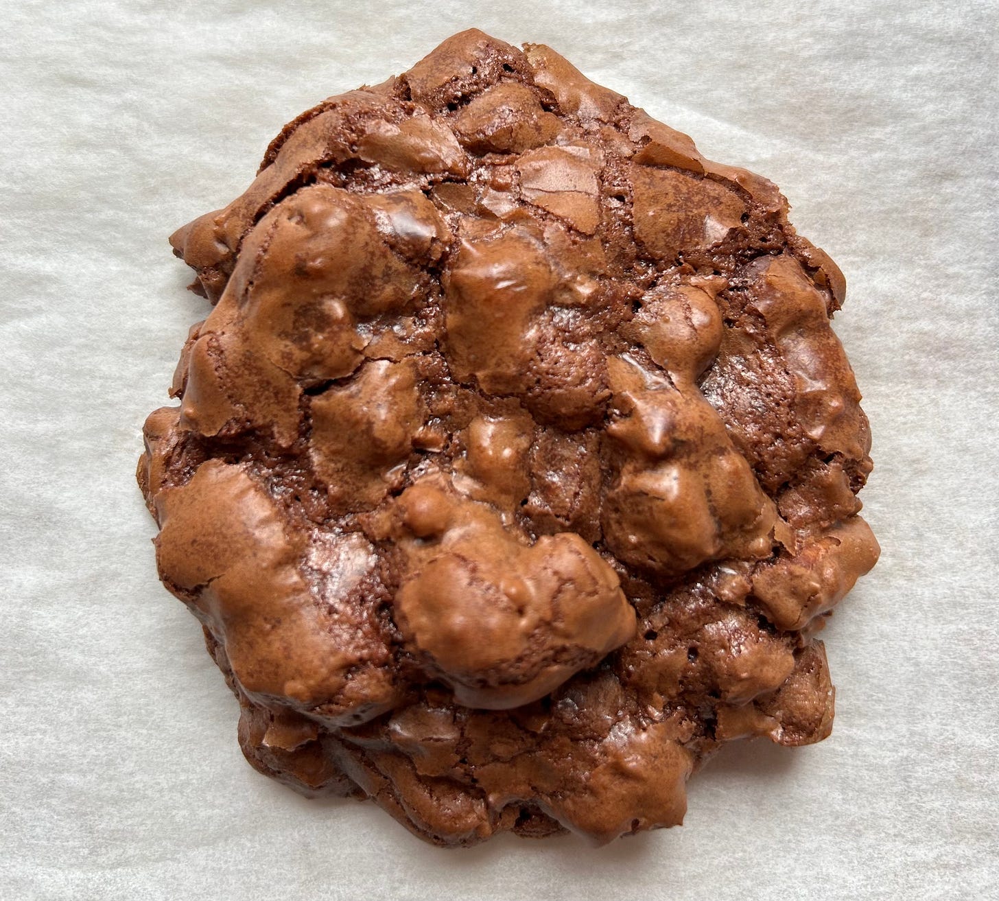A gob of a chocolate cookie for Valentine's Day