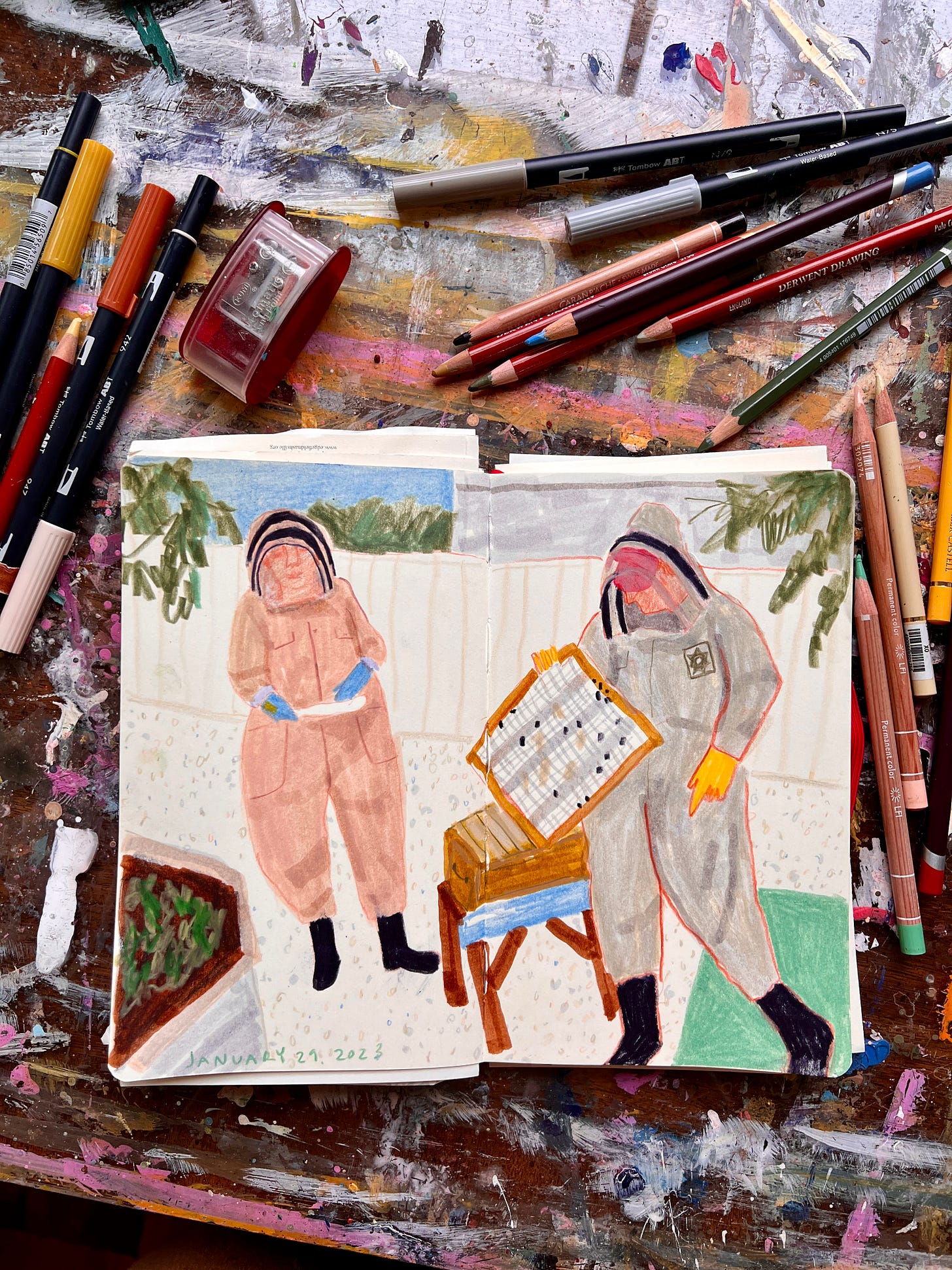 Weekend Sketches - by Sandi Hester - An Artist's Life