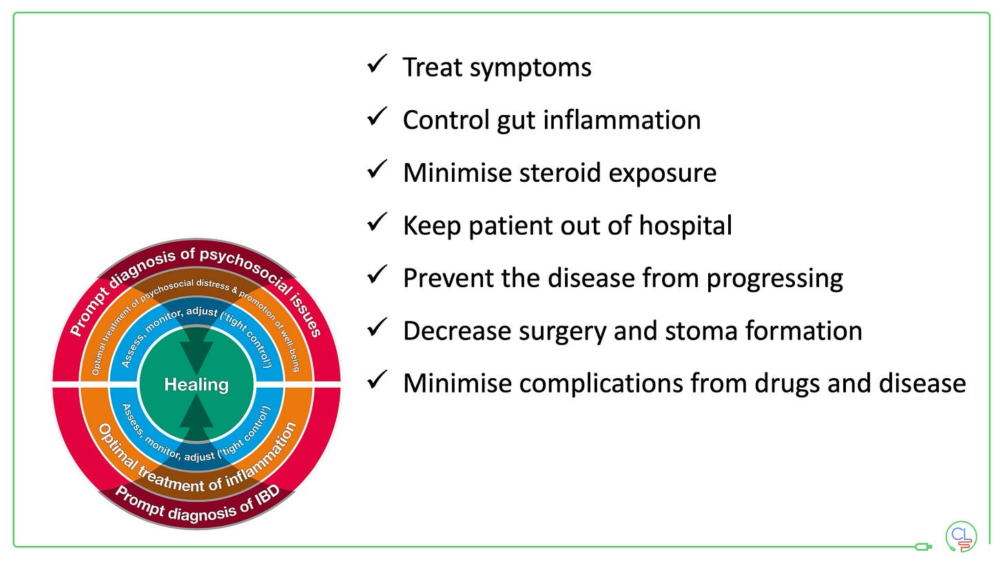 Twelve principles to guide treatment of Crohn's disease