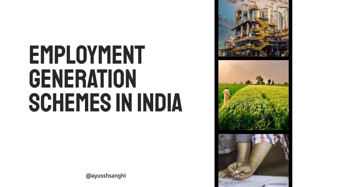 75. Employment Generation Programmes in India