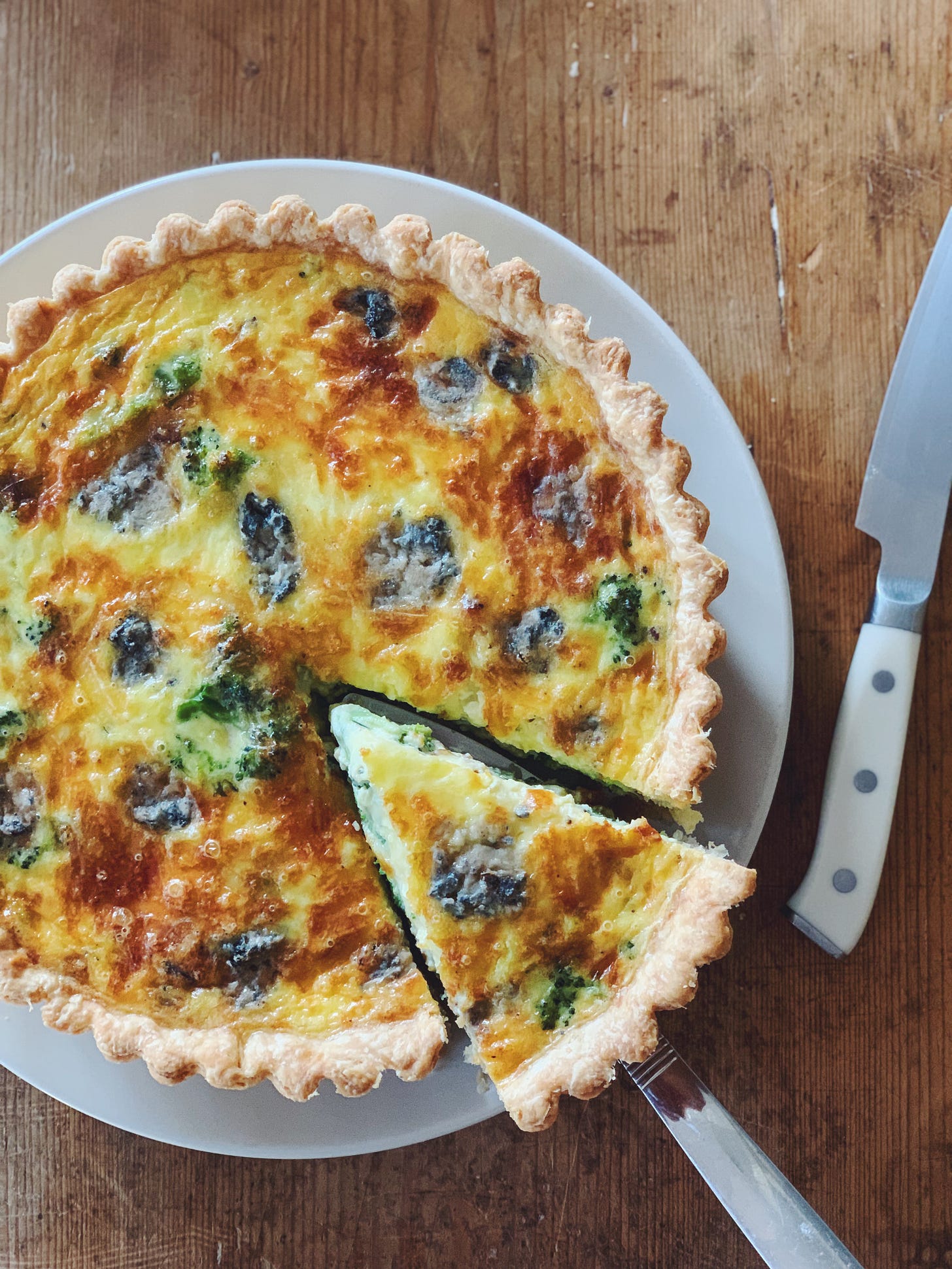 A Recipe for Deep-Dish Quiche - by Domenica Marchetti