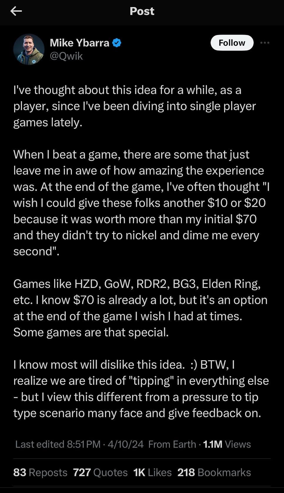 Tipping Point - The Gray Gamer's Substack