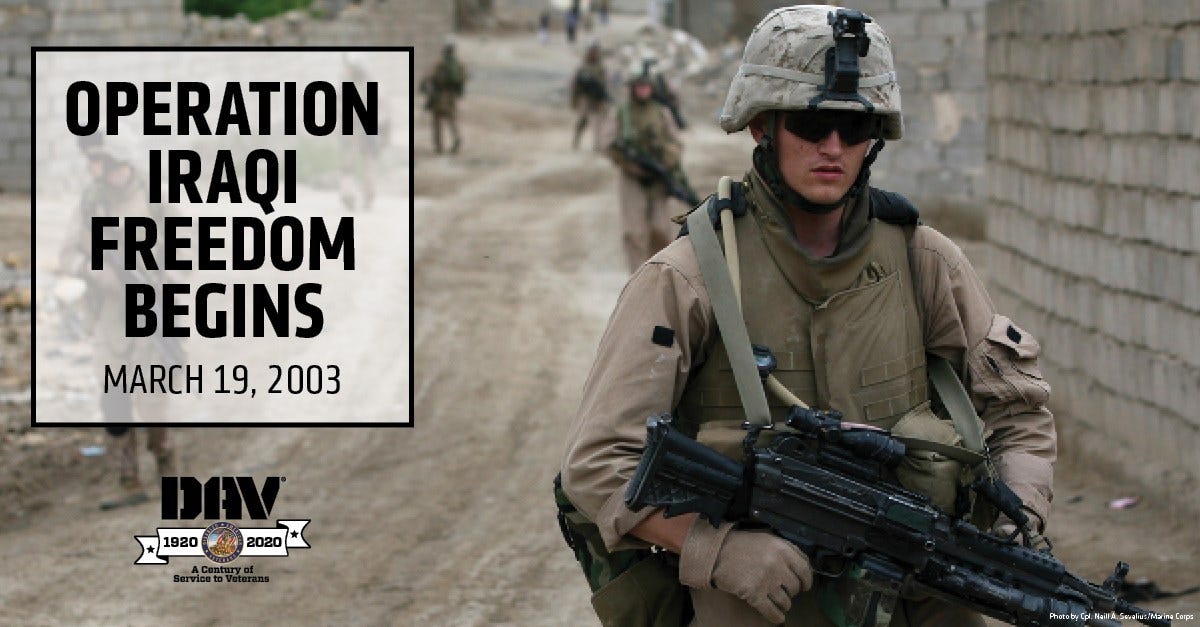 Bijna 20 jaar geleden: de invasie van Irak