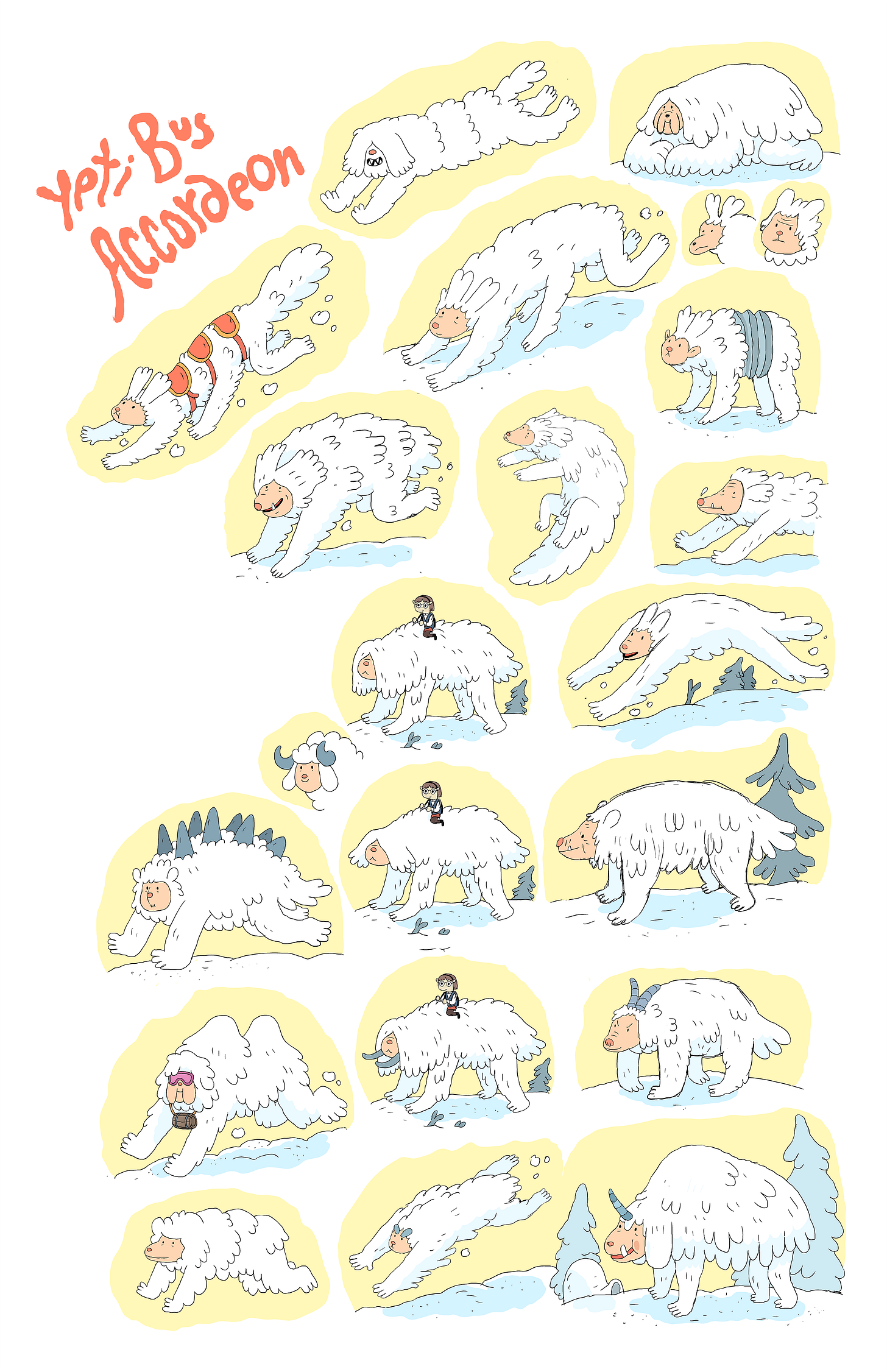 A Cold Front - by Julia Pott - slow motion multitasking