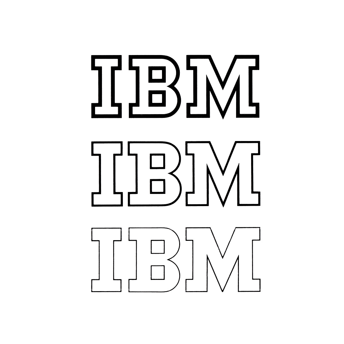 Eye, Bee, M Logo Design History - by Richard Baird