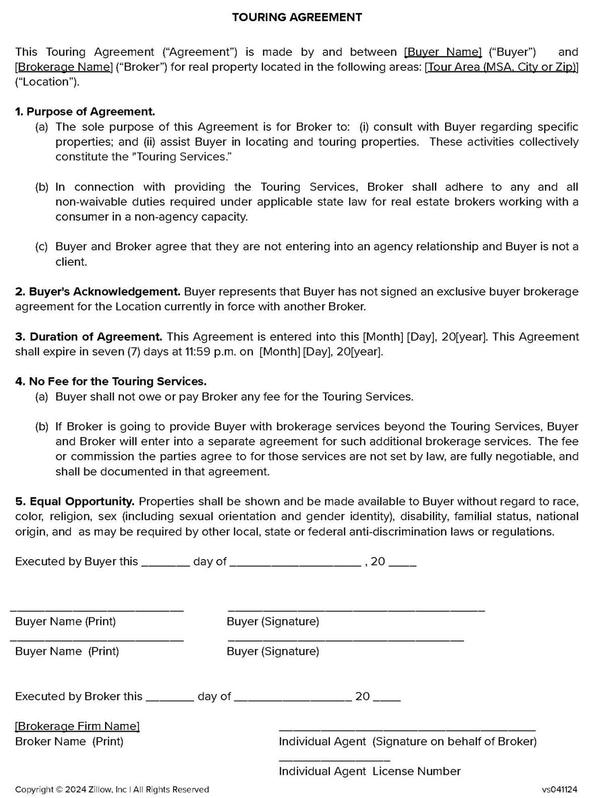 Zillow Introduces a Home ‘Touring Agreement’ That Doesn’t Comply With ...