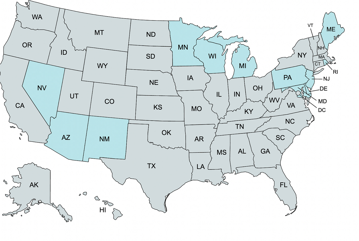 Updated Anti-trans Legislative Risk Assessment Map