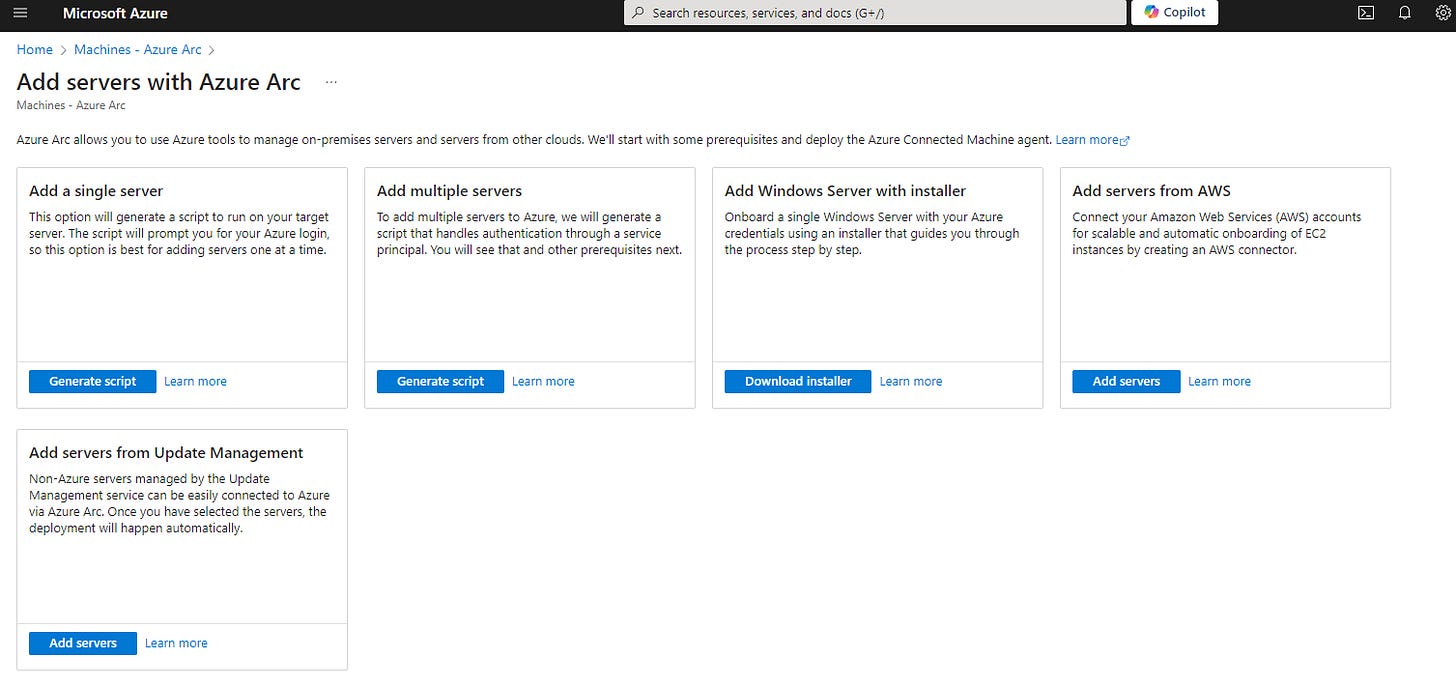 Enrolling On-Prem Servers in Azure Arc - by Andy Lombardo