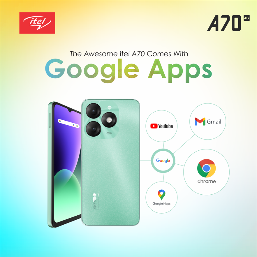 Exploring itel A70 preloaded with Google Apps - Tribune Online