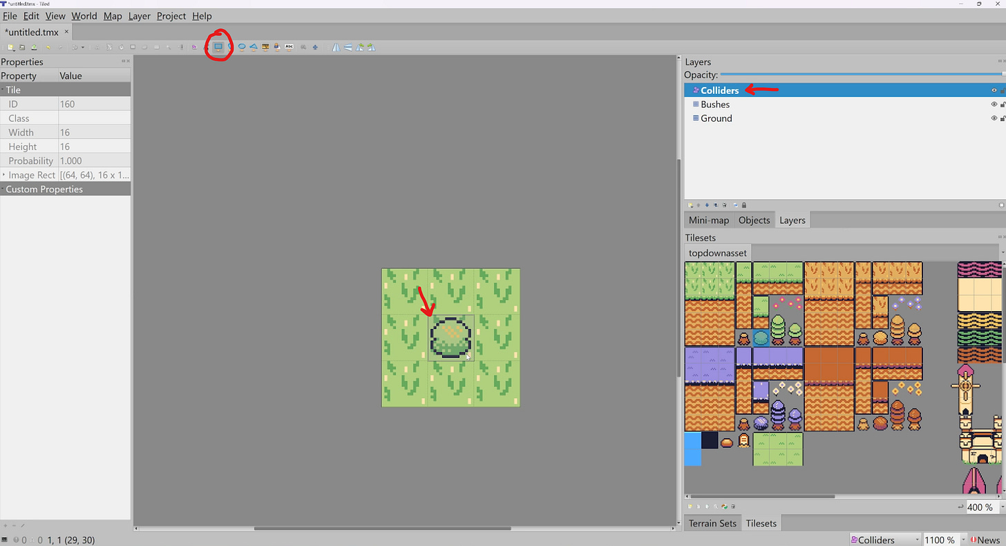 How to use Tiled with Kaplay/Kaboom.js